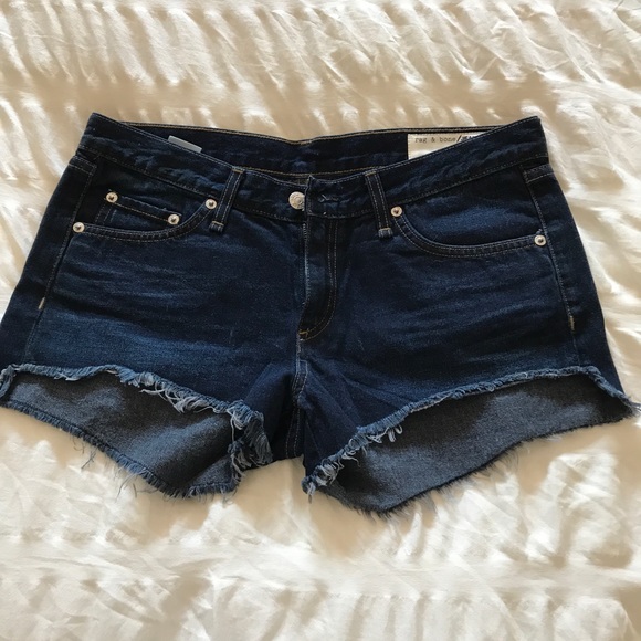 rag & bone | Shorts | Rag Bone Dark Denim Cutoff Shorts | Poshmark